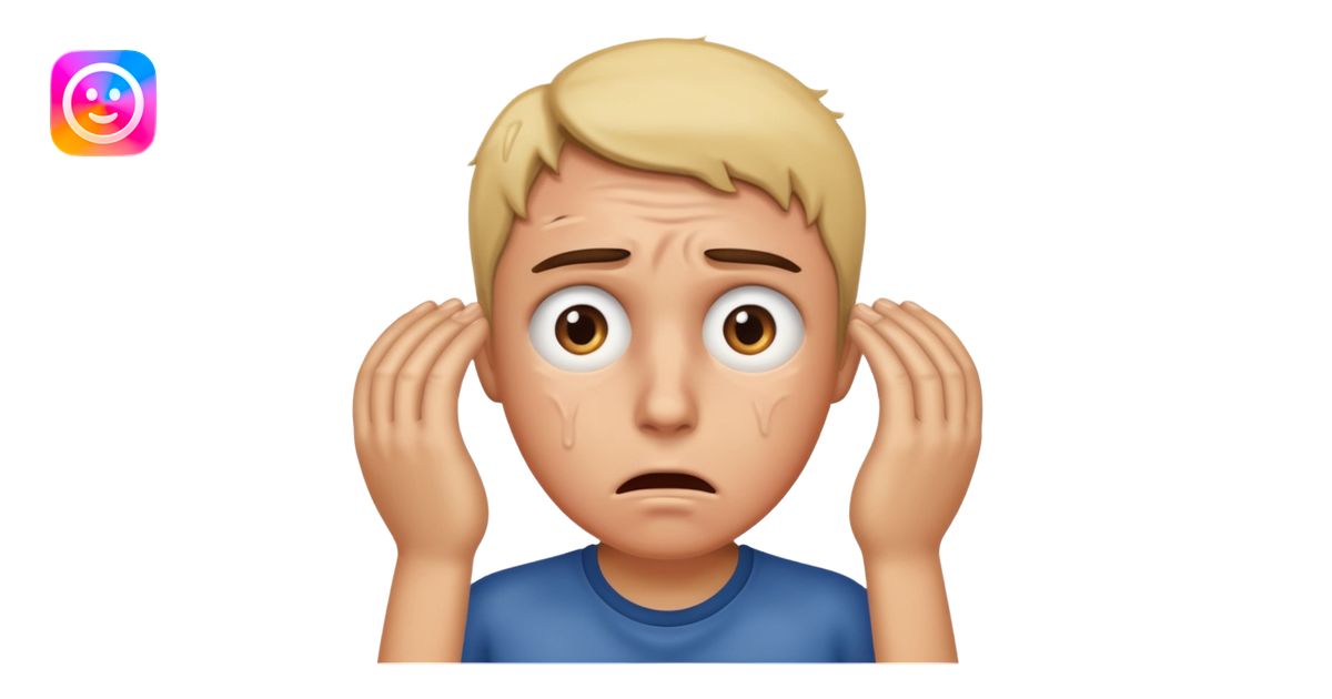 Panic attacks emoji | AI Emoji Generator