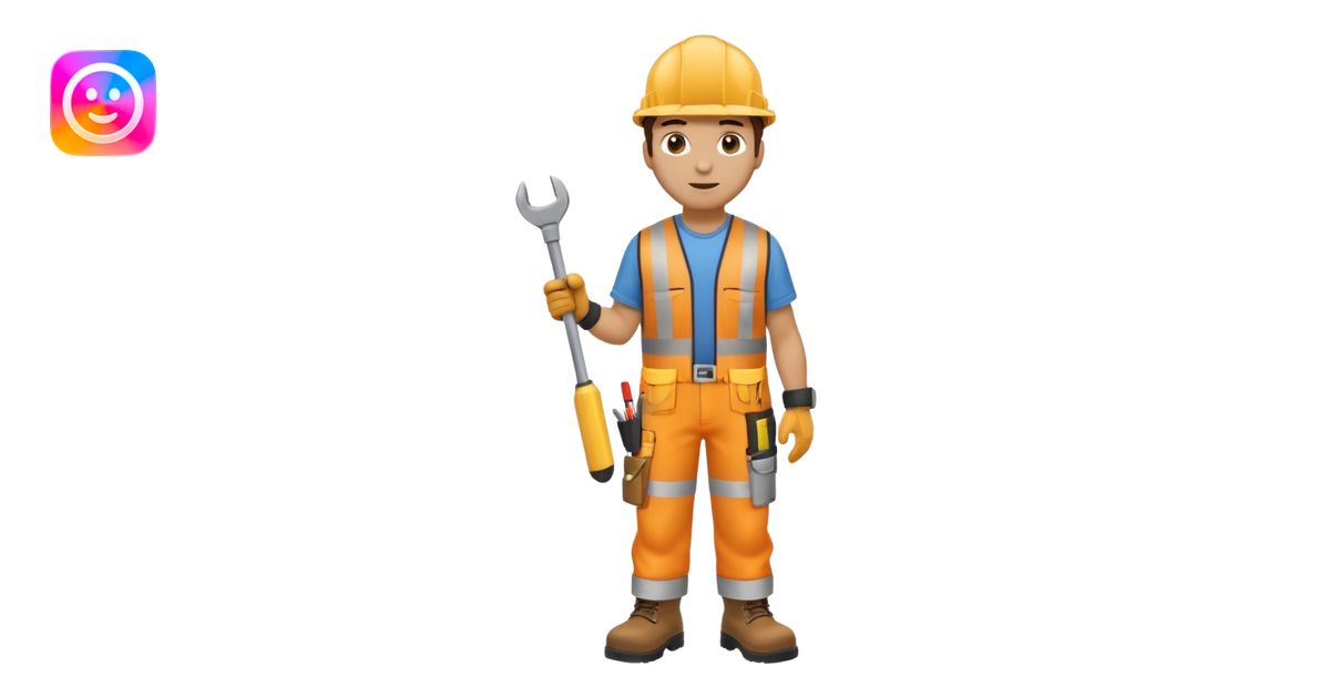 Engineers working full body emoji | AI Emoji Generator