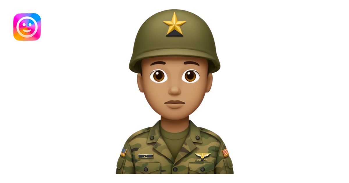 us army soldier emoji | AI Emoji Generator