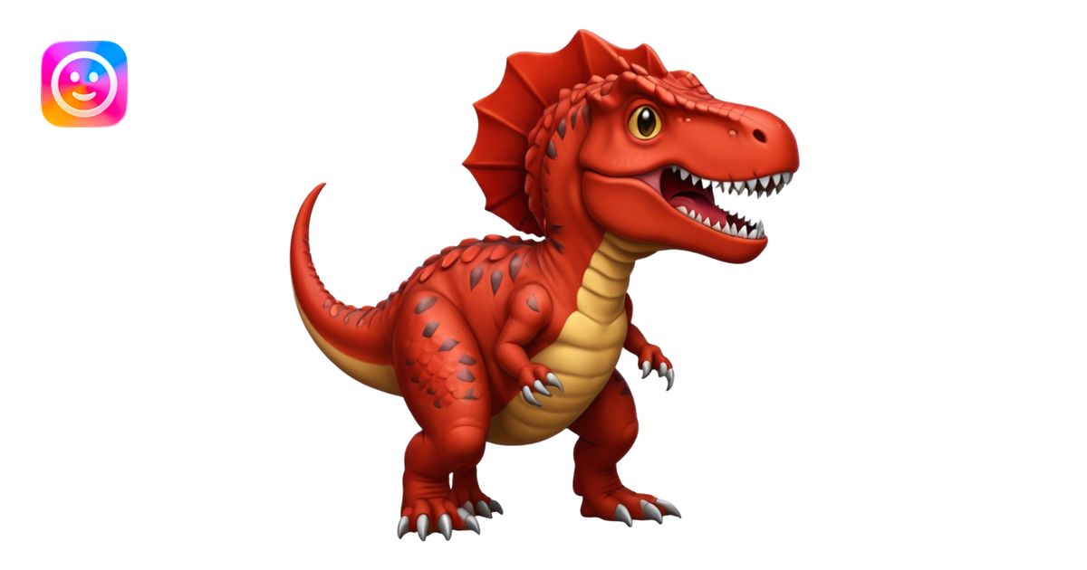 red t-rex emoji | AI Emoji Generator