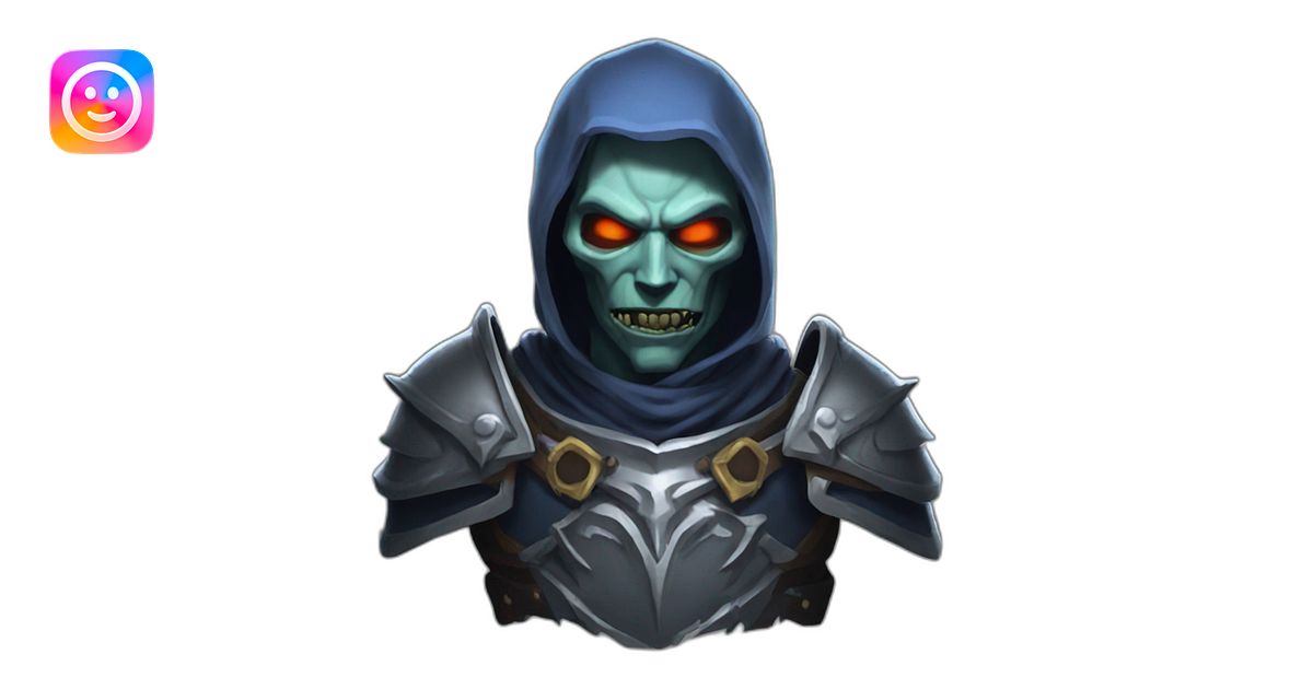 Death Knight wow happy emoji | AI Emoji Generator
