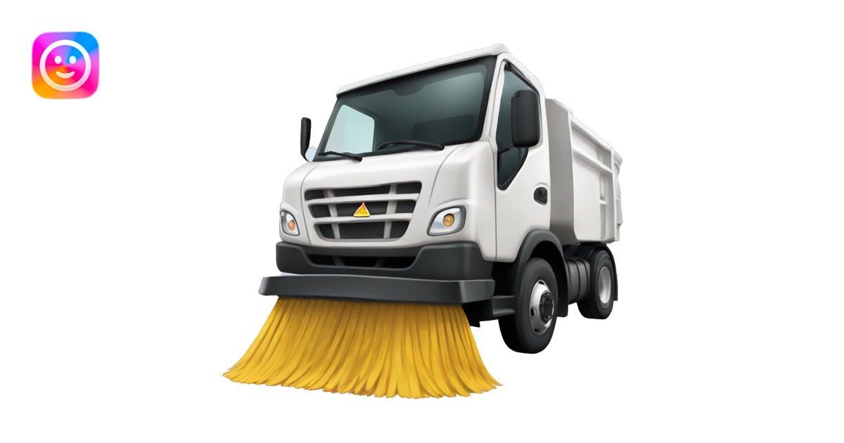 Street sweeper truck emoji | AI Emoji Generator