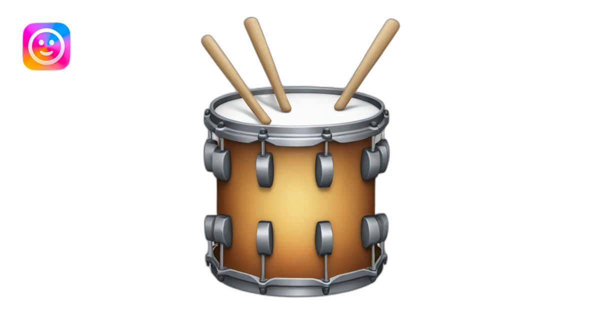 drum emoji | AI Emoji Generator