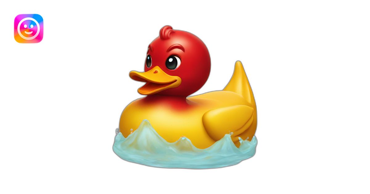 devil rubber duck emoji | AI Emoji Generator