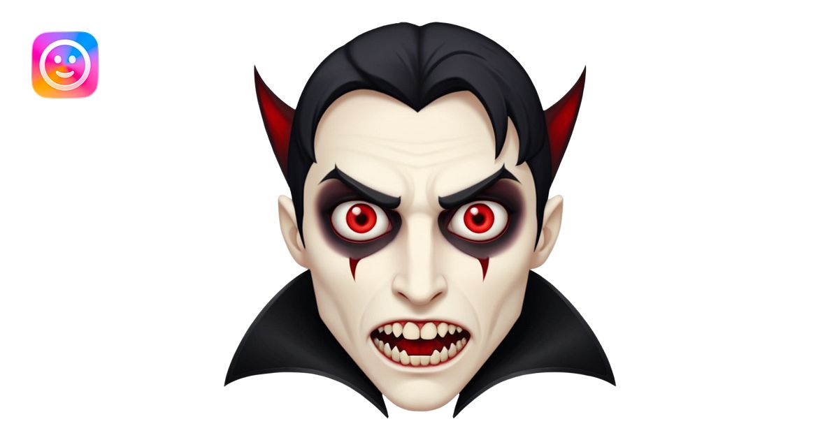 Vampiro Gótico emoji | AI Emoji Generator
