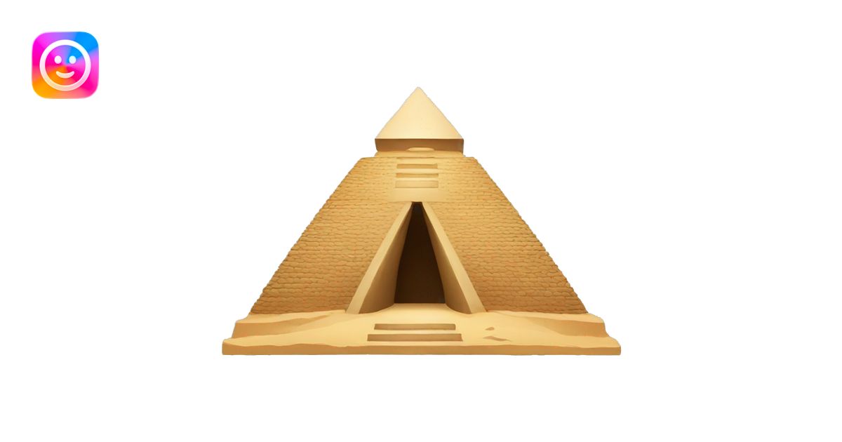 Pyramid emoji | AI Emoji Generator