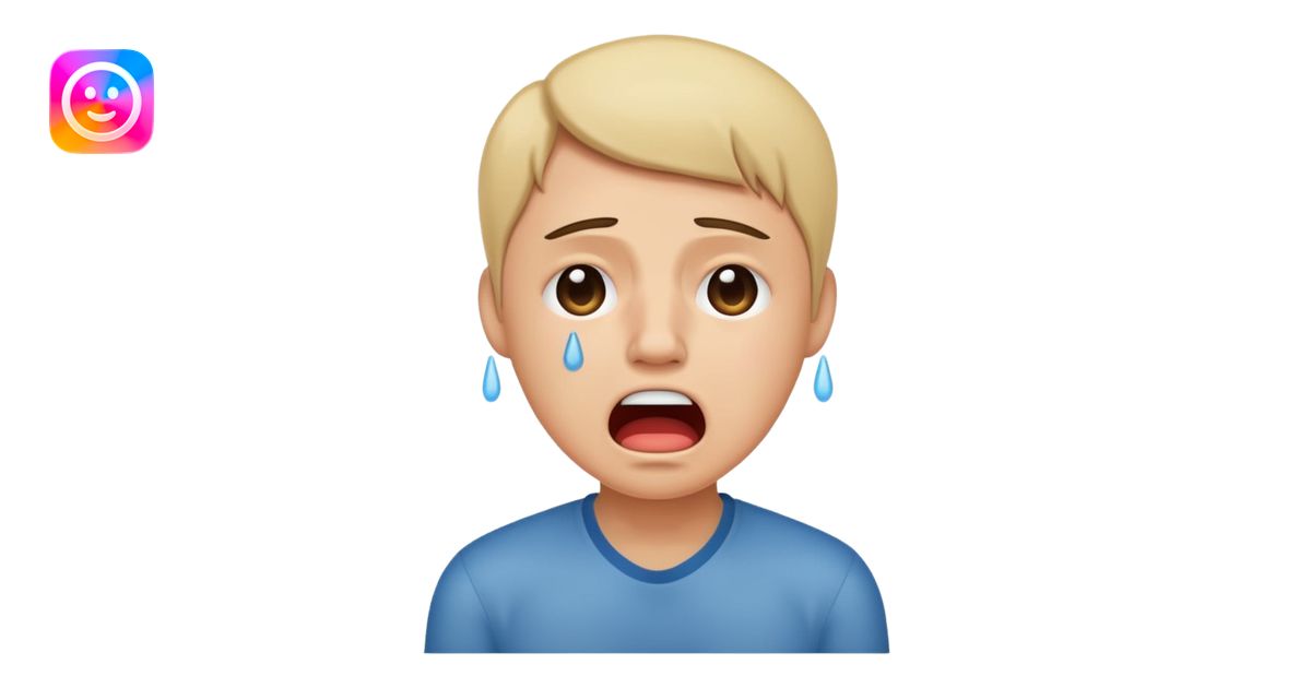 crying with shout, full body. emoji | AI Emoji Generator