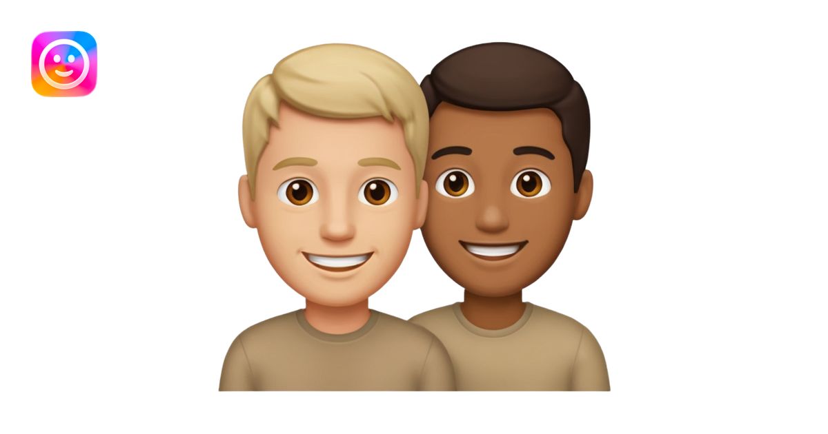 two mans talking emoji | AI Emoji Generator