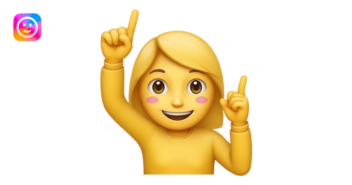 Emoji holding up an L with their finger emoji | AI Emoji Generator