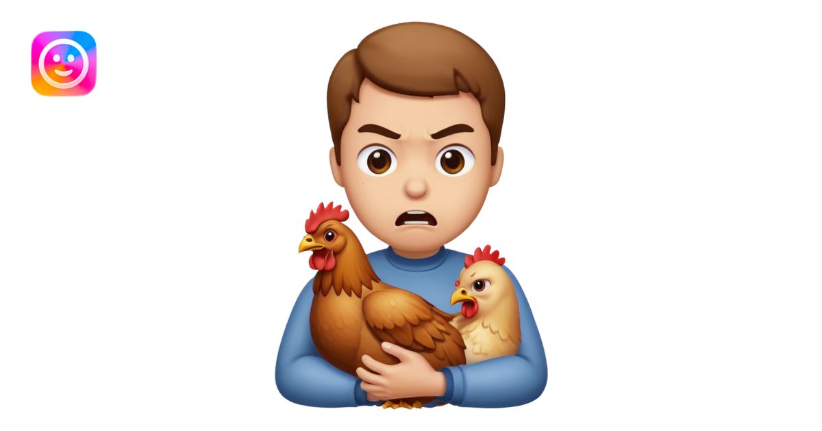 choke the chicken emoji | AI Emoji Generator