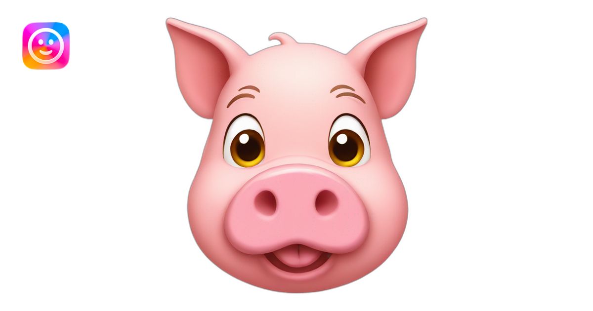 Pig emoji | AI Emoji Generator