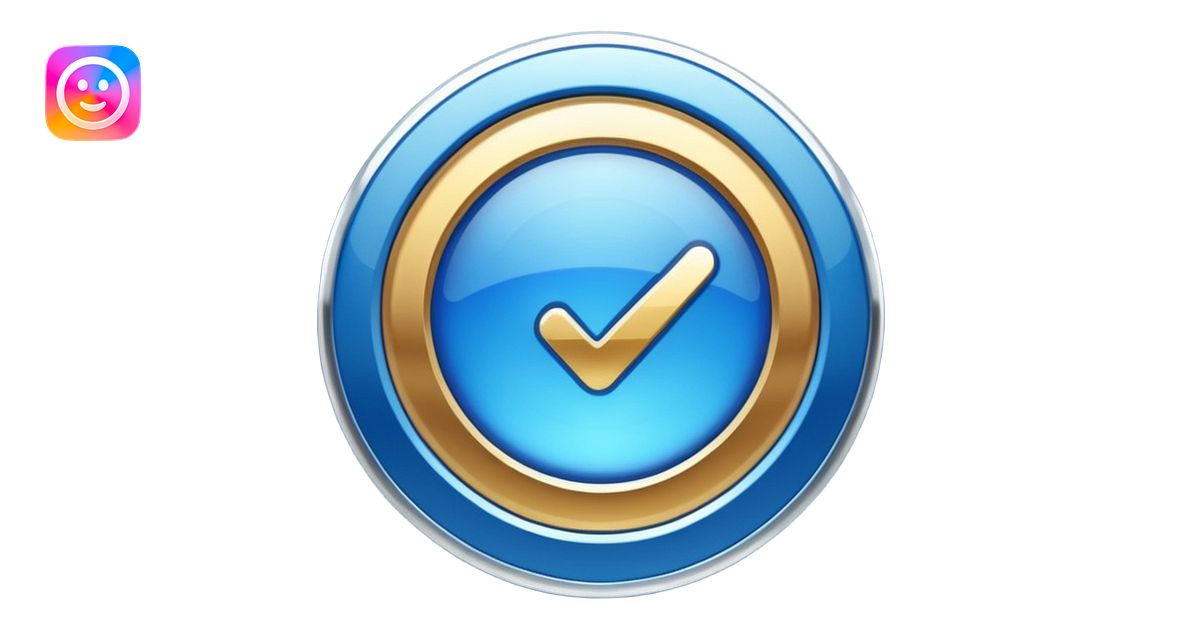 Verification badge emoji | AI Emoji Generator
