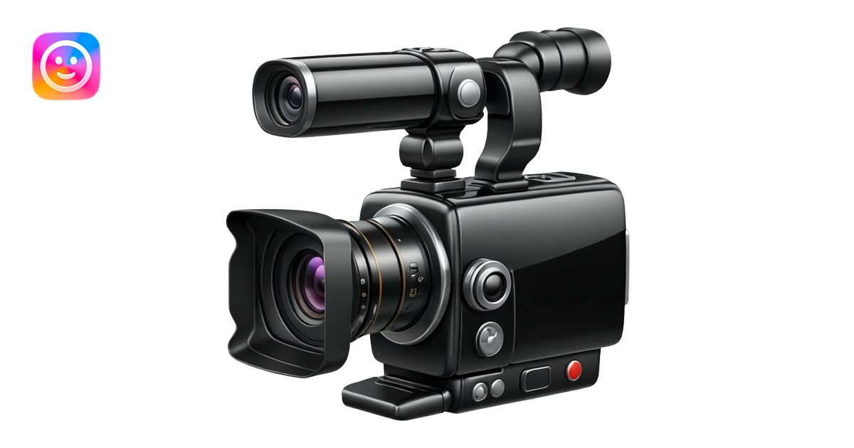 create a cinematic video camera emoji emoji | AI Emoji Generator
