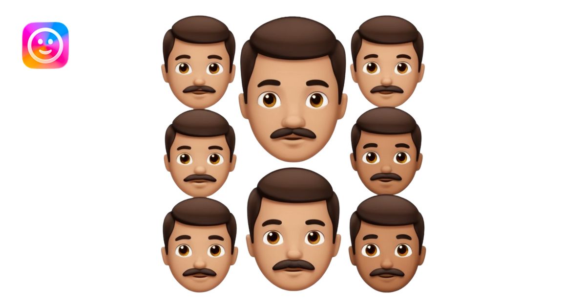 mustache Young boy,Big mustache, different faces. negative: Dont use ...