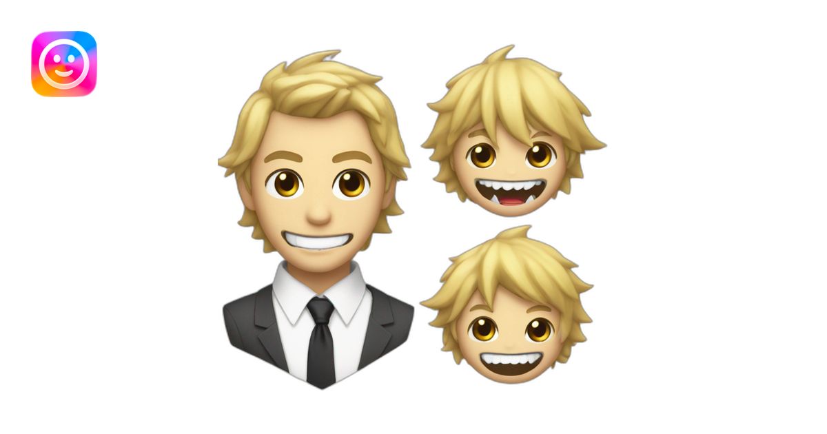 Denji with his blond hair in a shaggy style, brown eyes, with his shark ...