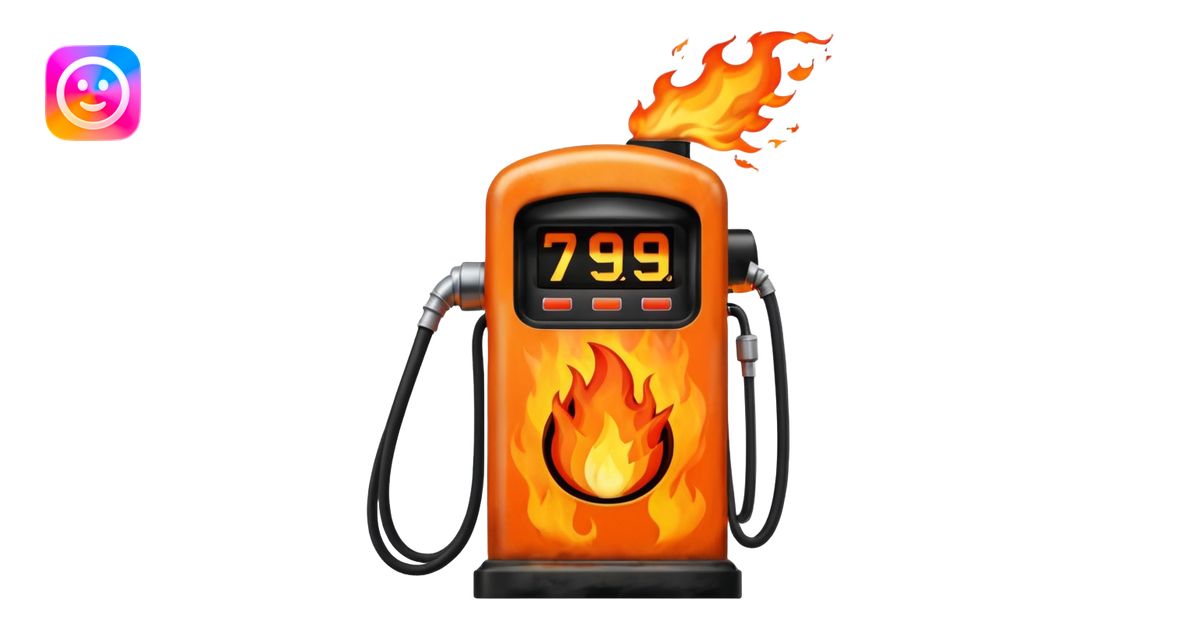 gas pump on fire emoji | AI Emoji Generator