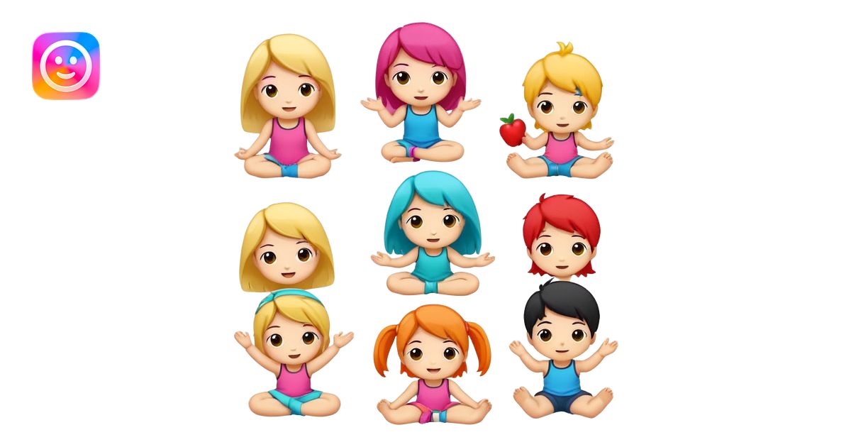 Chibi stickers emoji | AI Emoji Generator