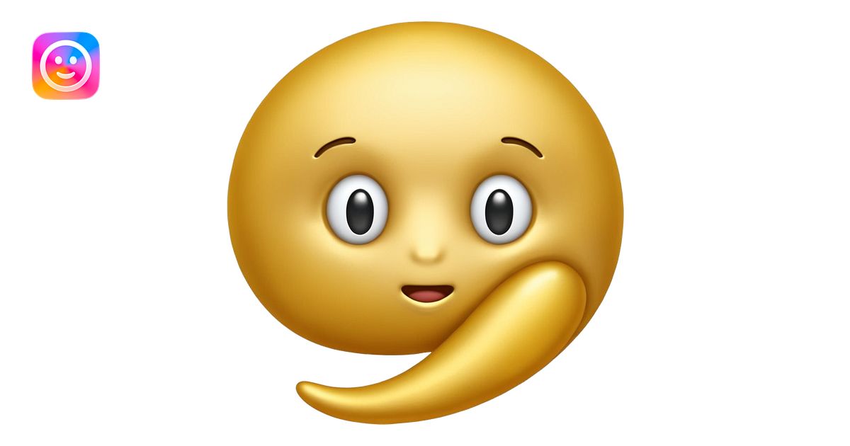 Emoji showing ass hol filled with sperm emoji | AI Emoji Generator