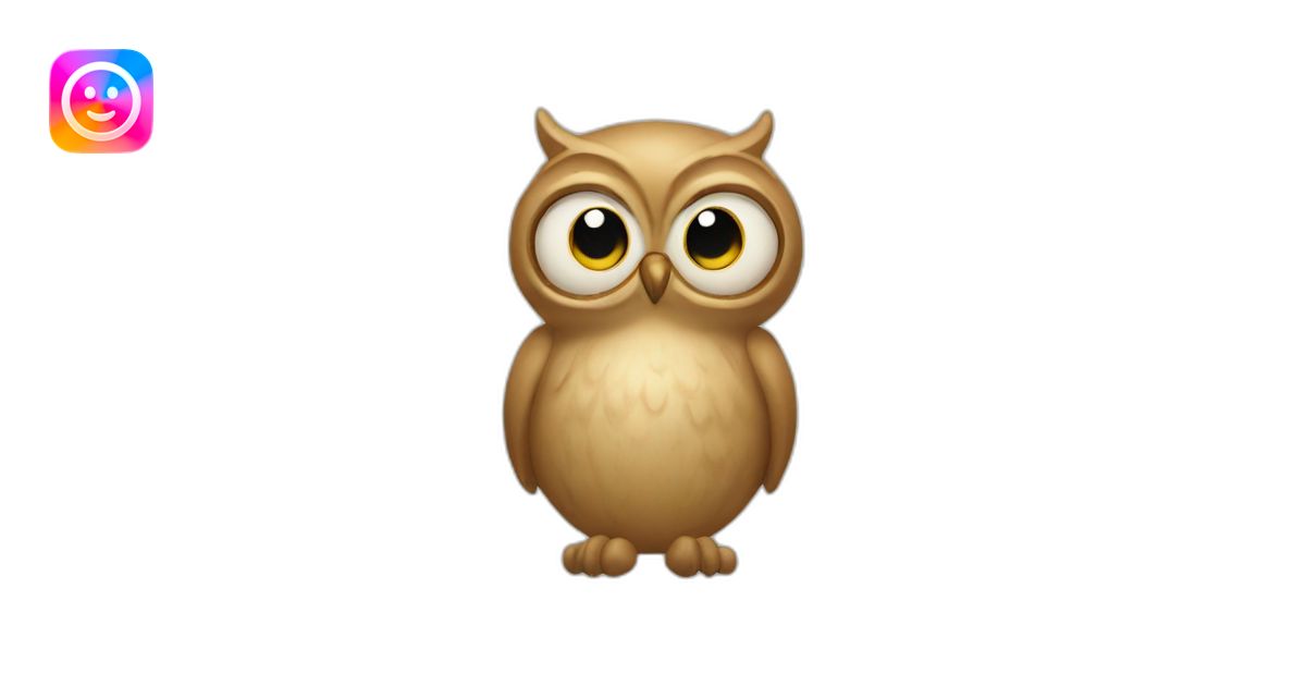 Ovo-owls emoji | AI Emoji Generator