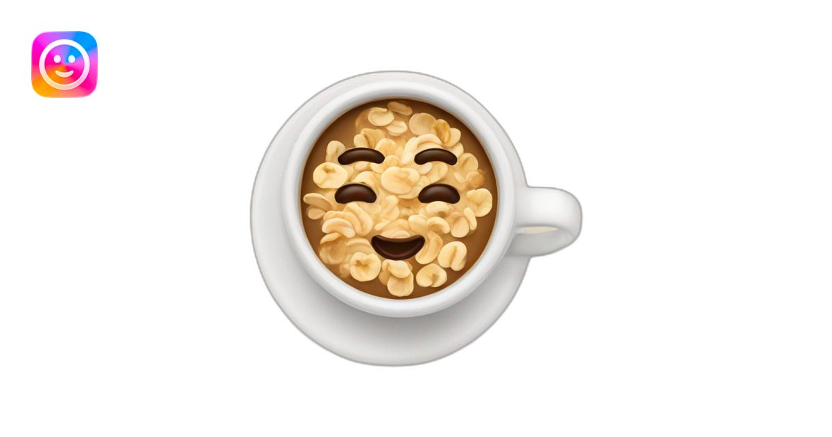 tasse d’expresso et un bol de muesli emoji | AI Emoji Generator