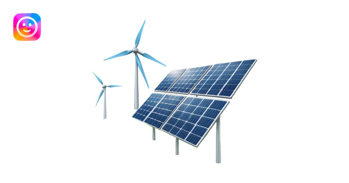 a clean energy project emoji | AI Emoji Generator