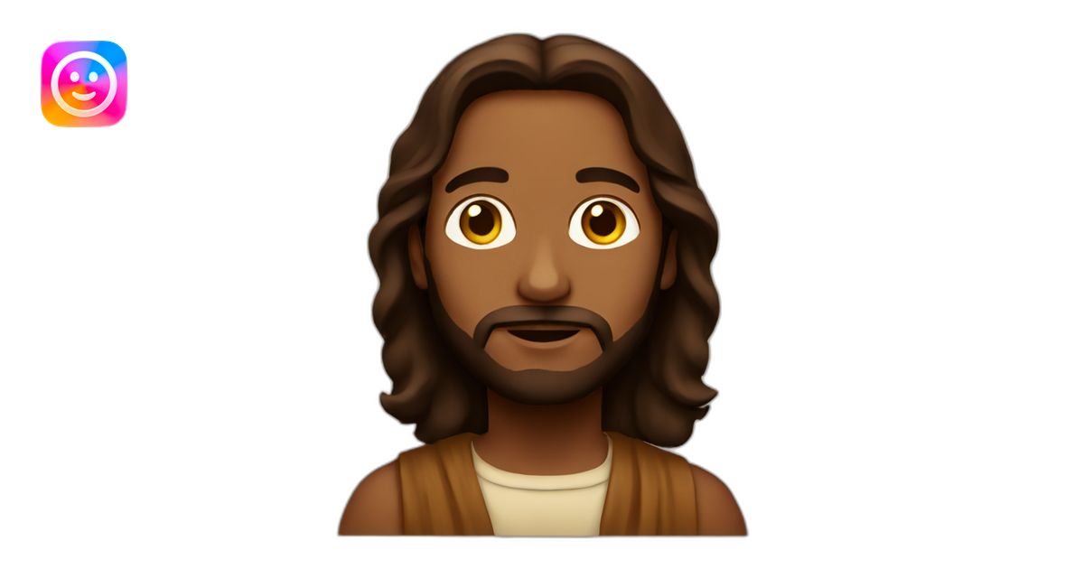 Brown jesus emoji | AI Emoji Generator