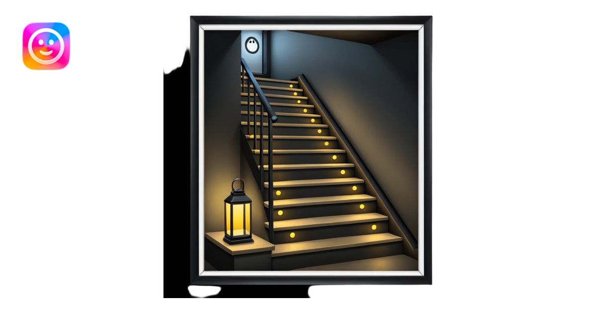 Lights Down stairs in the basement emoji | AI Emoji Generator