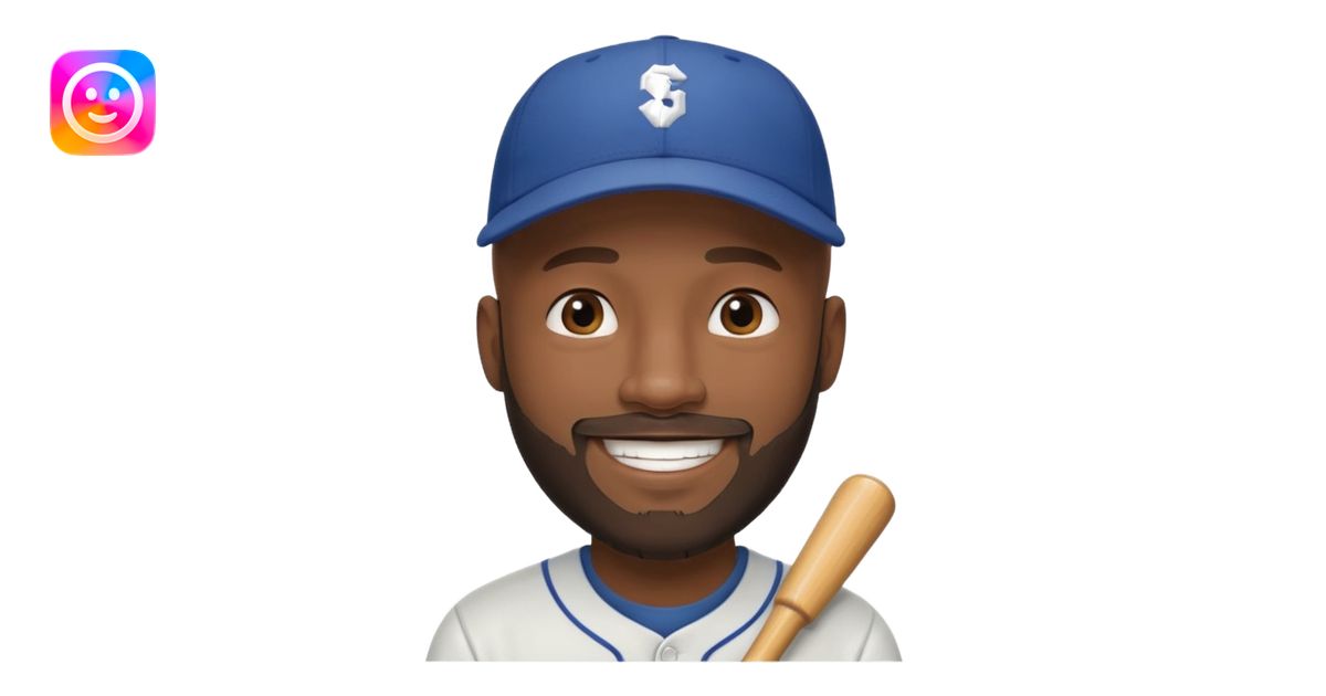 Man with bald head and beard and slightly dark skin wearing a baseball ...