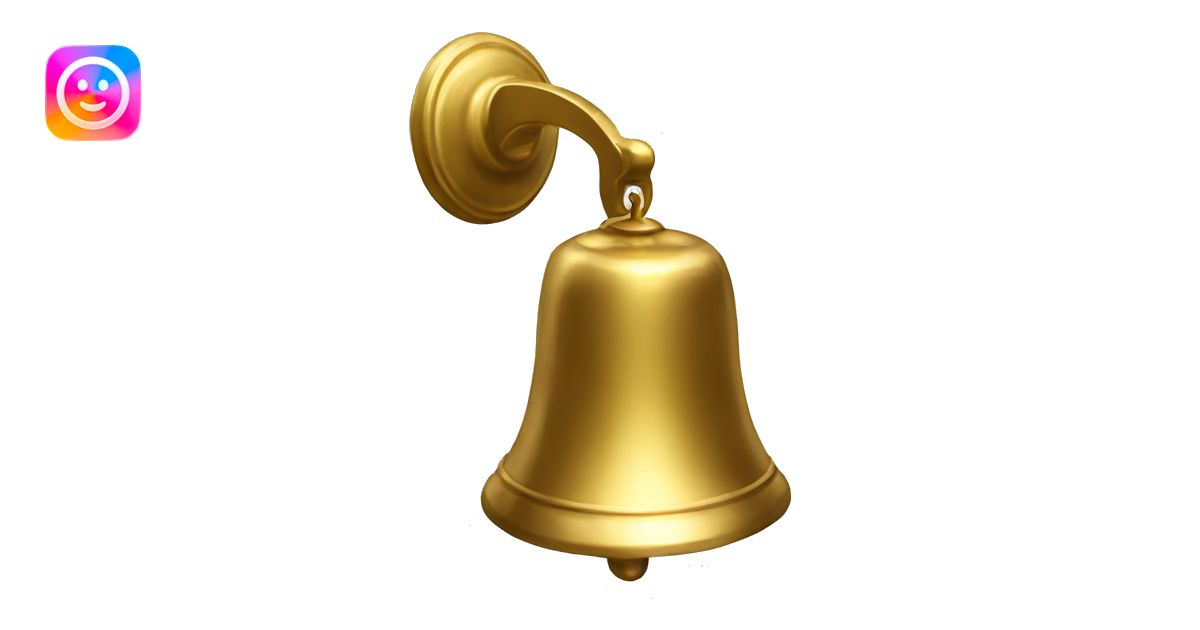 gold bell emoji | AI Emoji Generator