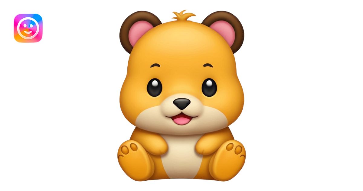 Pookie sticker emoji | AI Emoji Generator