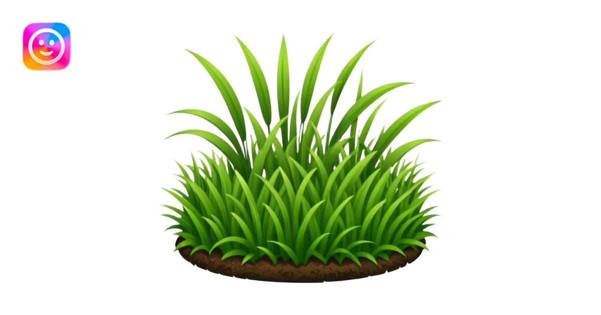 flat grass emoji | AI Emoji Generator