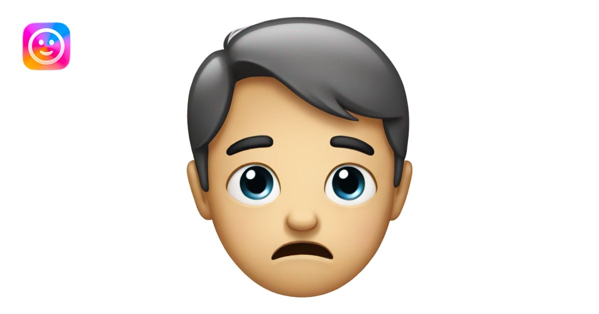 Half crying emoji emoji | AI Emoji Generator