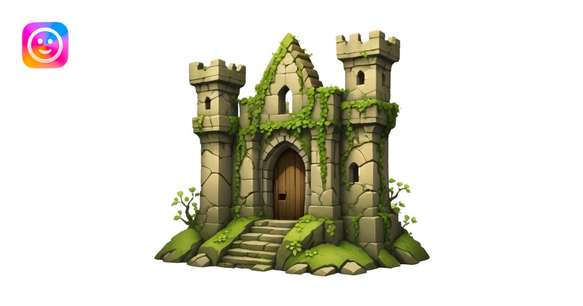 ruined castle emoji | AI Emoji Generator