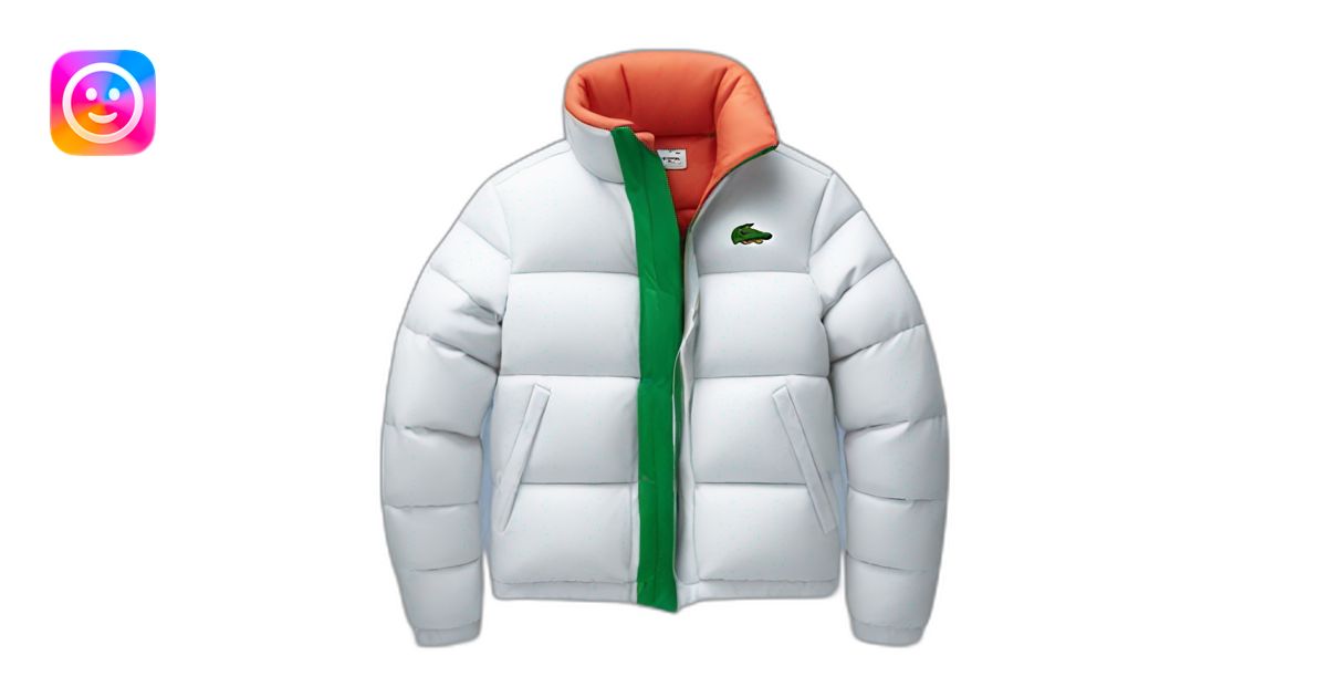 Lacoste puffer jacket emoji | AI Emoji Generator