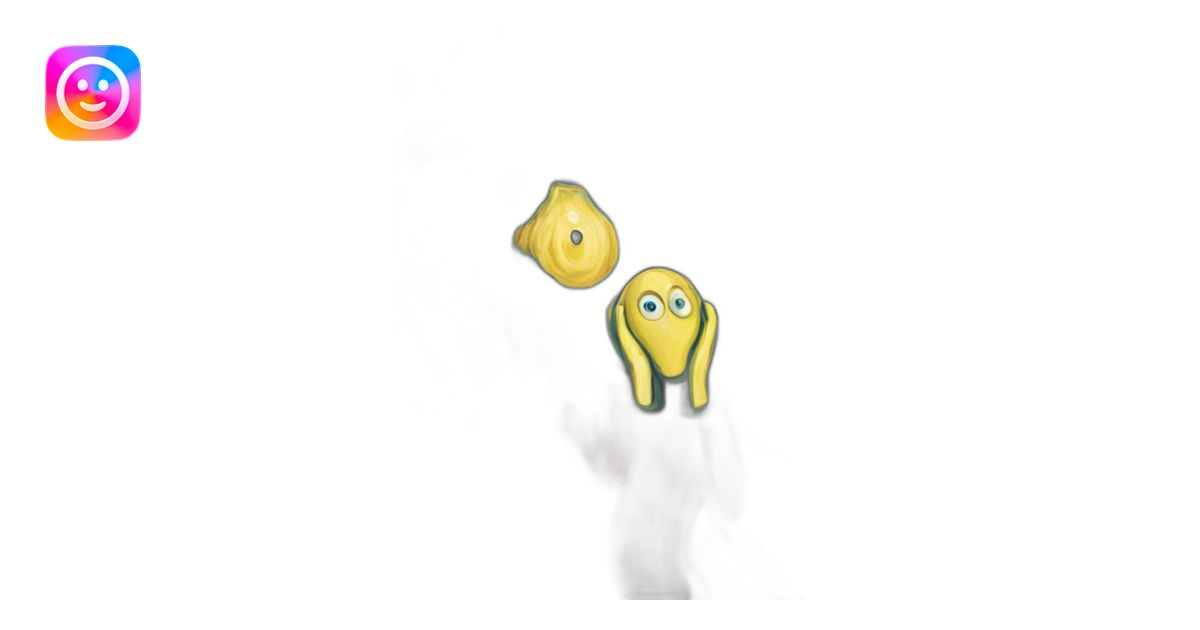 Edvard munch’s The scream emoji | AI Emoji Generator