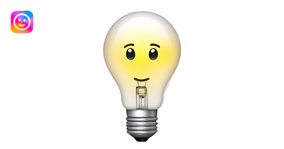 Light Bulb emoji | AI Emoji Generator