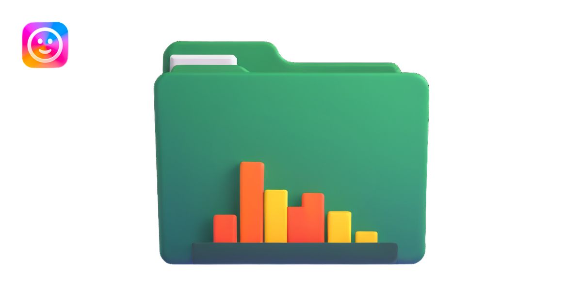excel file with data emoji | AI Emoji Generator