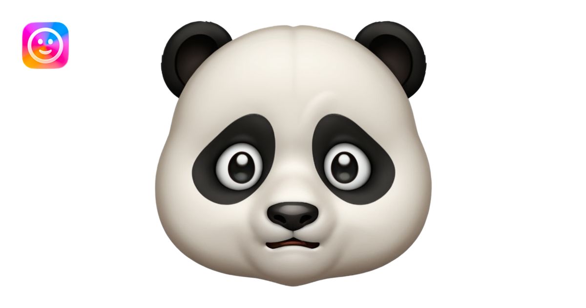 Can you create a panda crying emoji for me 🐼 this panda with.. crying ...