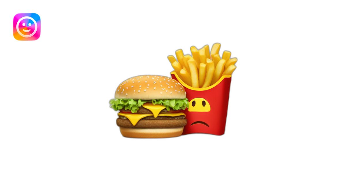 big mac and fries emoji | AI Emoji Generator