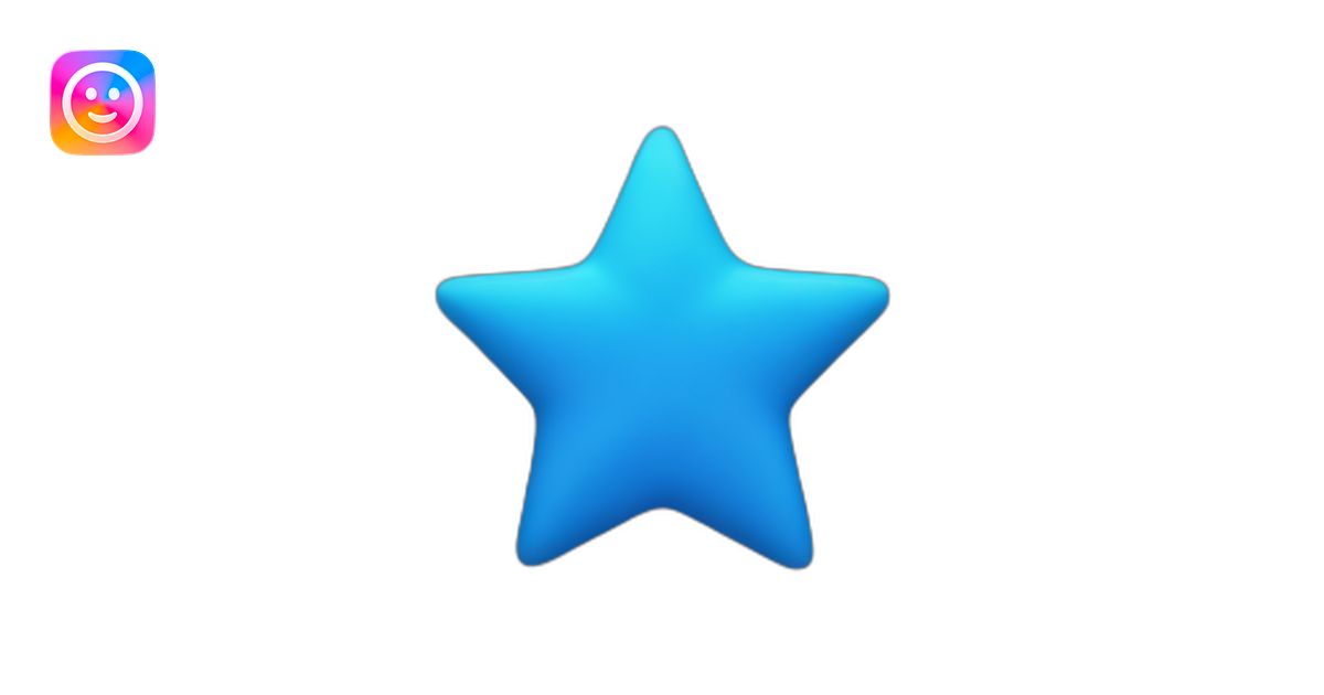 blue-star emoji | AI Emoji Generator