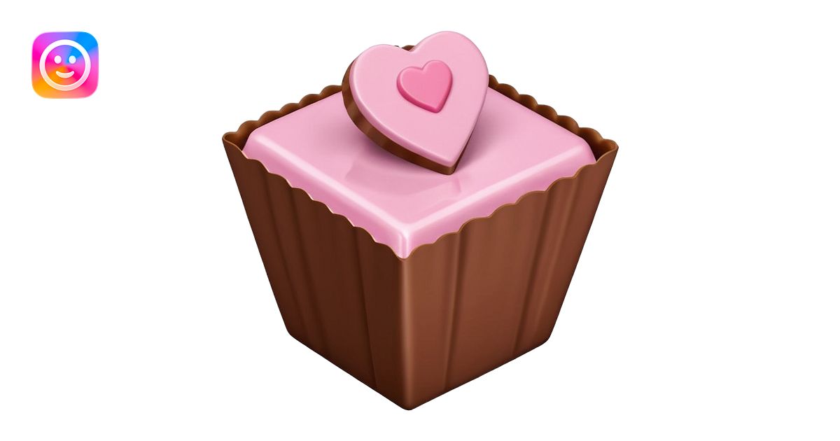 Two square milk chocolate , Each praline is a sharp-edged cube with ...