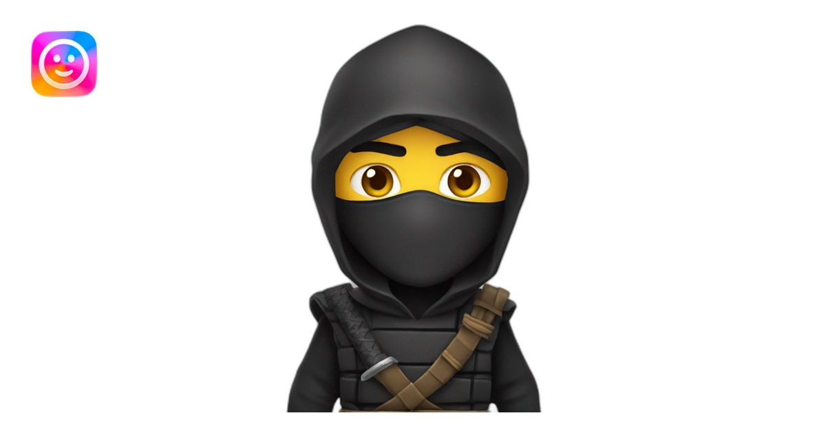 Assassin ninja emoji | AI Emoji Generator