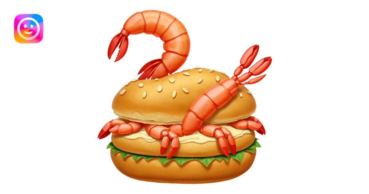 Un choux à la crevette (au lieu d’un choux à la crème) emoji | AI Emoji ...