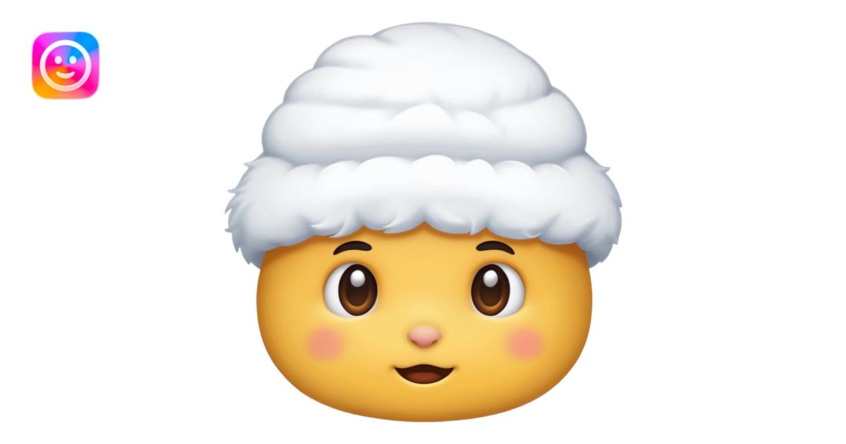 snow cap sticker emoji | AI Emoji Generator