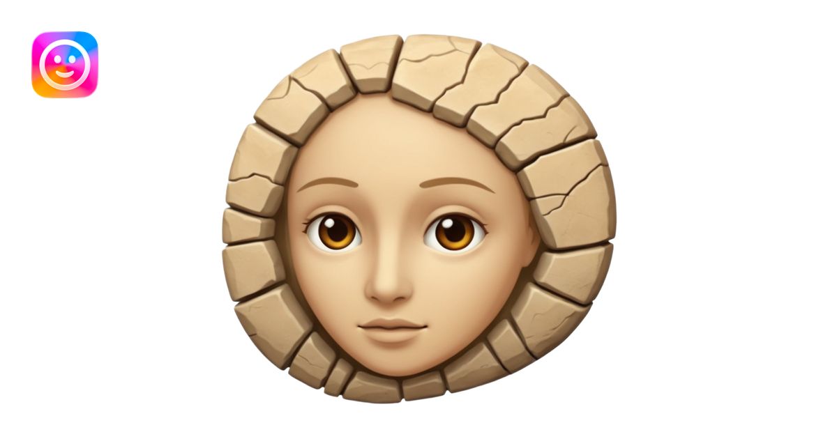 Fossil of a woman emoji | AI Emoji Generator