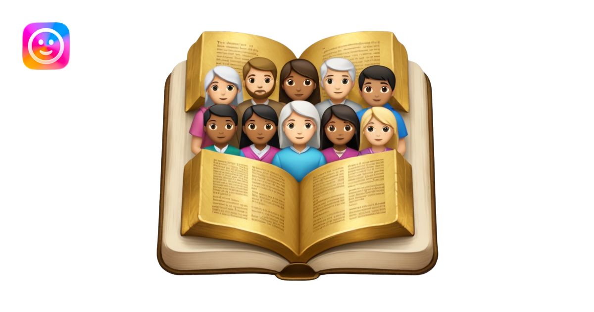bible with people of different races and genders around it ...