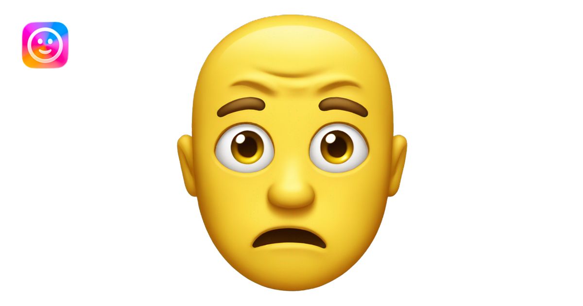 a constipated yellow face emoji emoji | AI Emoji Generator