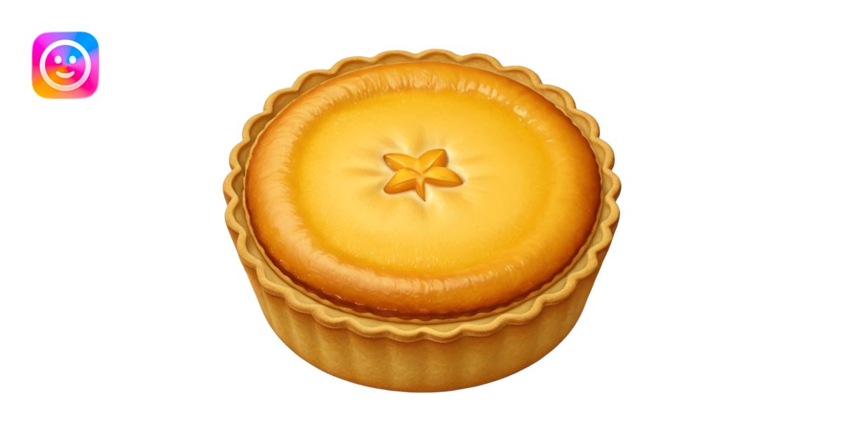 tart food in 3d style no faces emoji | AI Emoji Generator