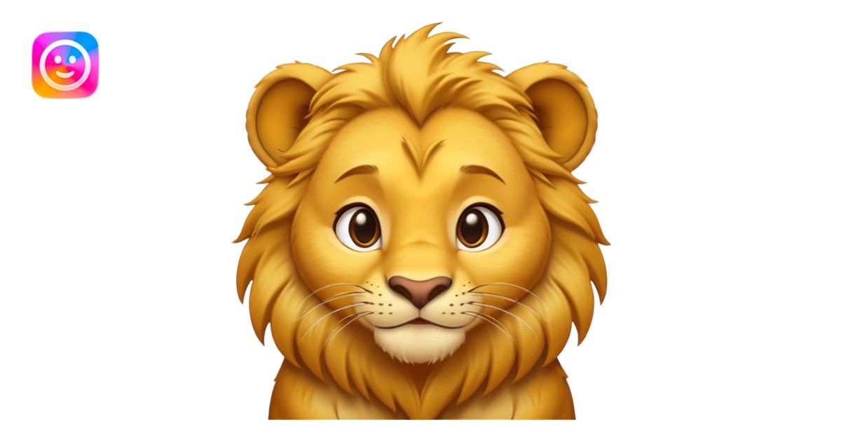 Simba from Disney emoji | AI Emoji Generator