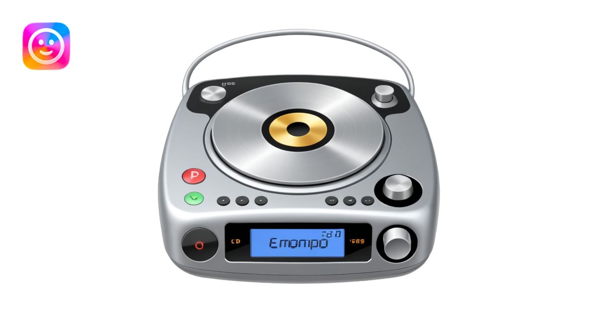 CD player emoji | AI Emoji Generator